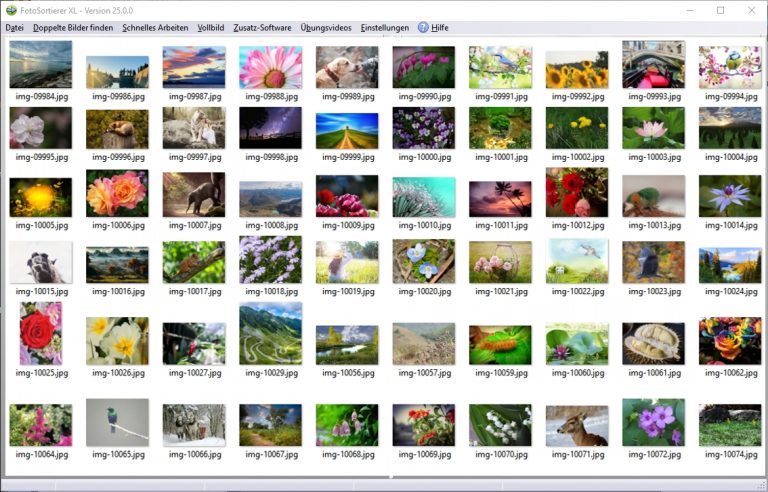 Fotos sortieren » Jetzt Programm kostenlos herunterladen