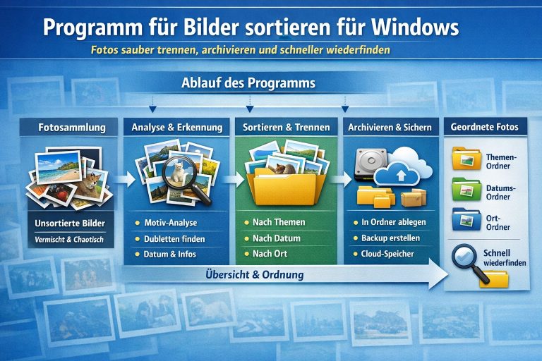 Fotos sortieren » Jetzt Programm kostenlos herunterladen